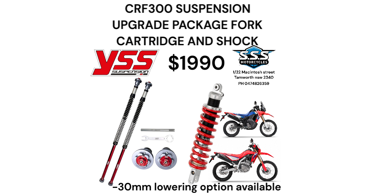 CRF300 YSS SUSPENSION UPGRADE PACKAGE| SSS Motorcycles