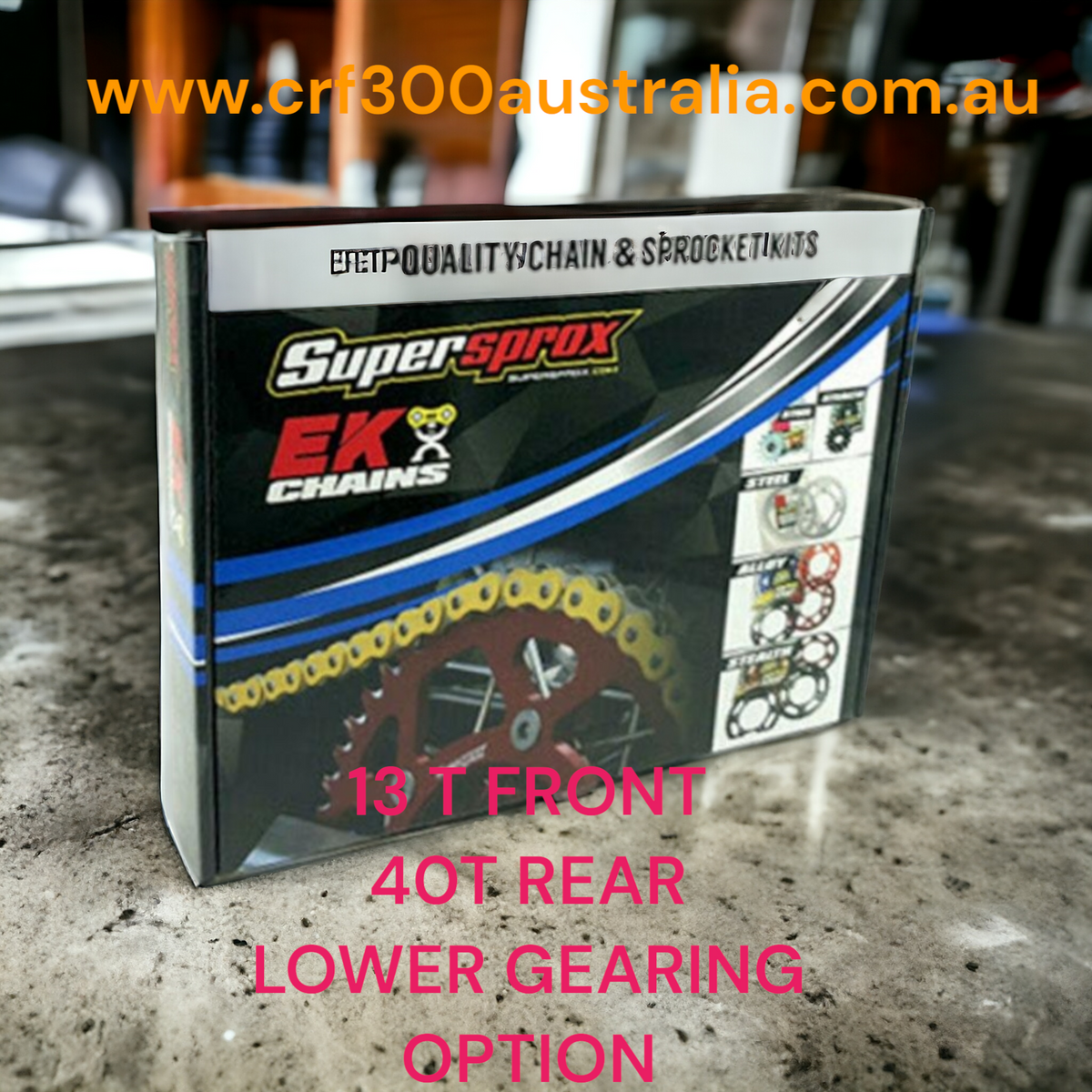 CHAIN AND SPROCKET KIT CRF300| SSS Motorcycles