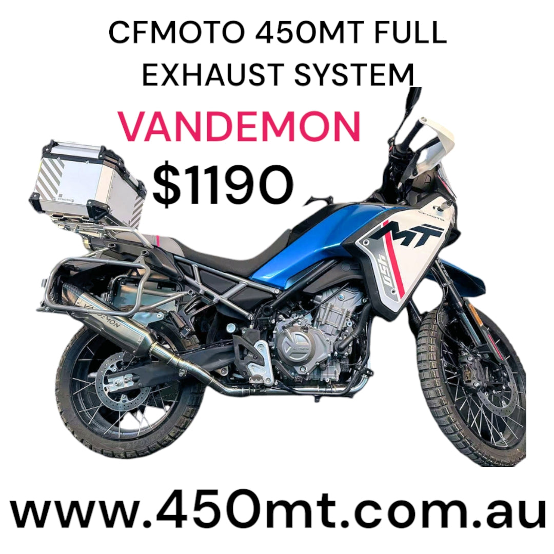 CFMOTO 450MT VANDEMON EXHAUST| SSS Motorcycles