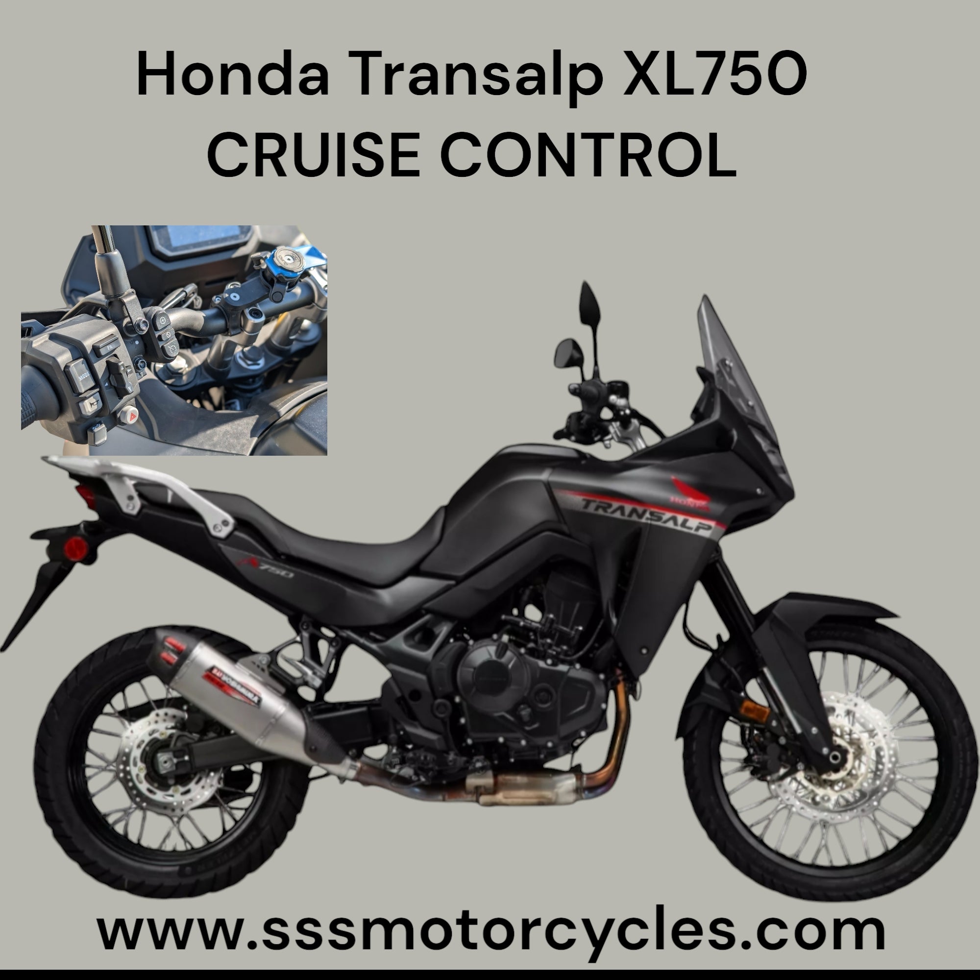 XL750 TRANSALP VERIDIAN CRUISE CONTROL| SSS Motorcycles