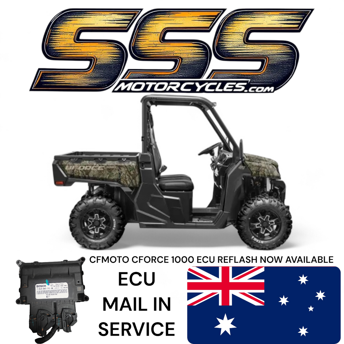 CFMOTO UFORCE 1000 ECU REFLASH MAIL IN SERVICE| SSS Motorcycles