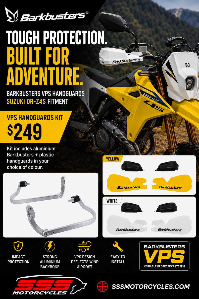 SUZUKI DR-Z4S Barkbusters Handguard kit VPS| SSS Motorcycles